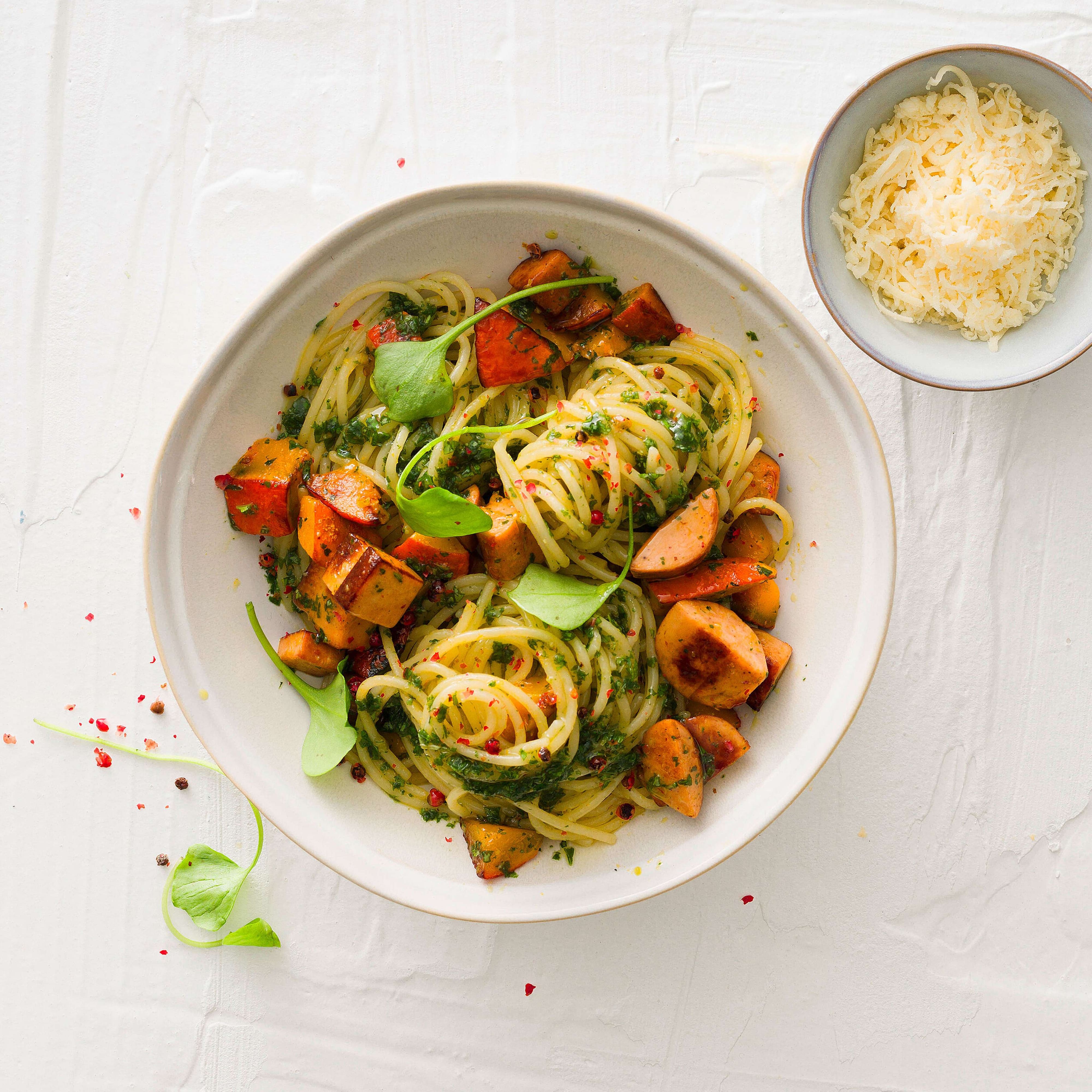 Taboulé aux haricots verts et croûtons de tofu | Migusto