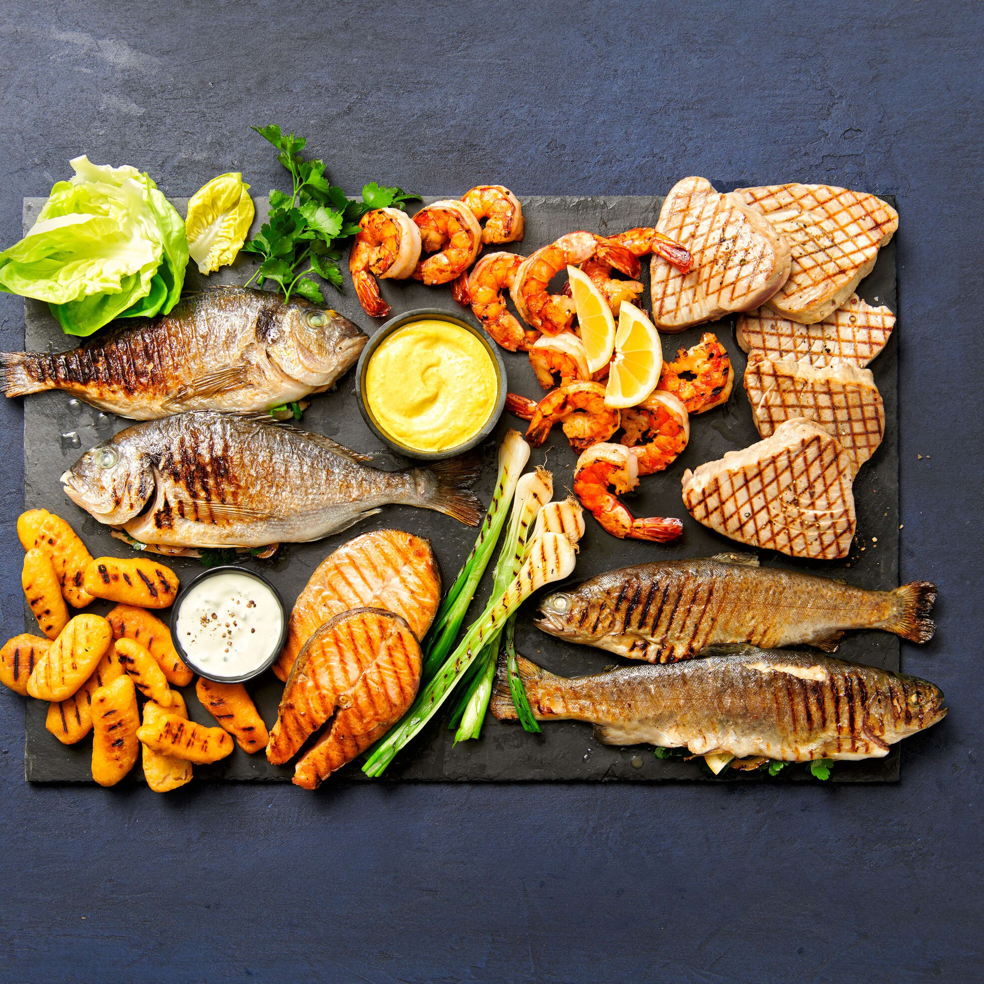 Saumon avec avocat grillé farci | Recette