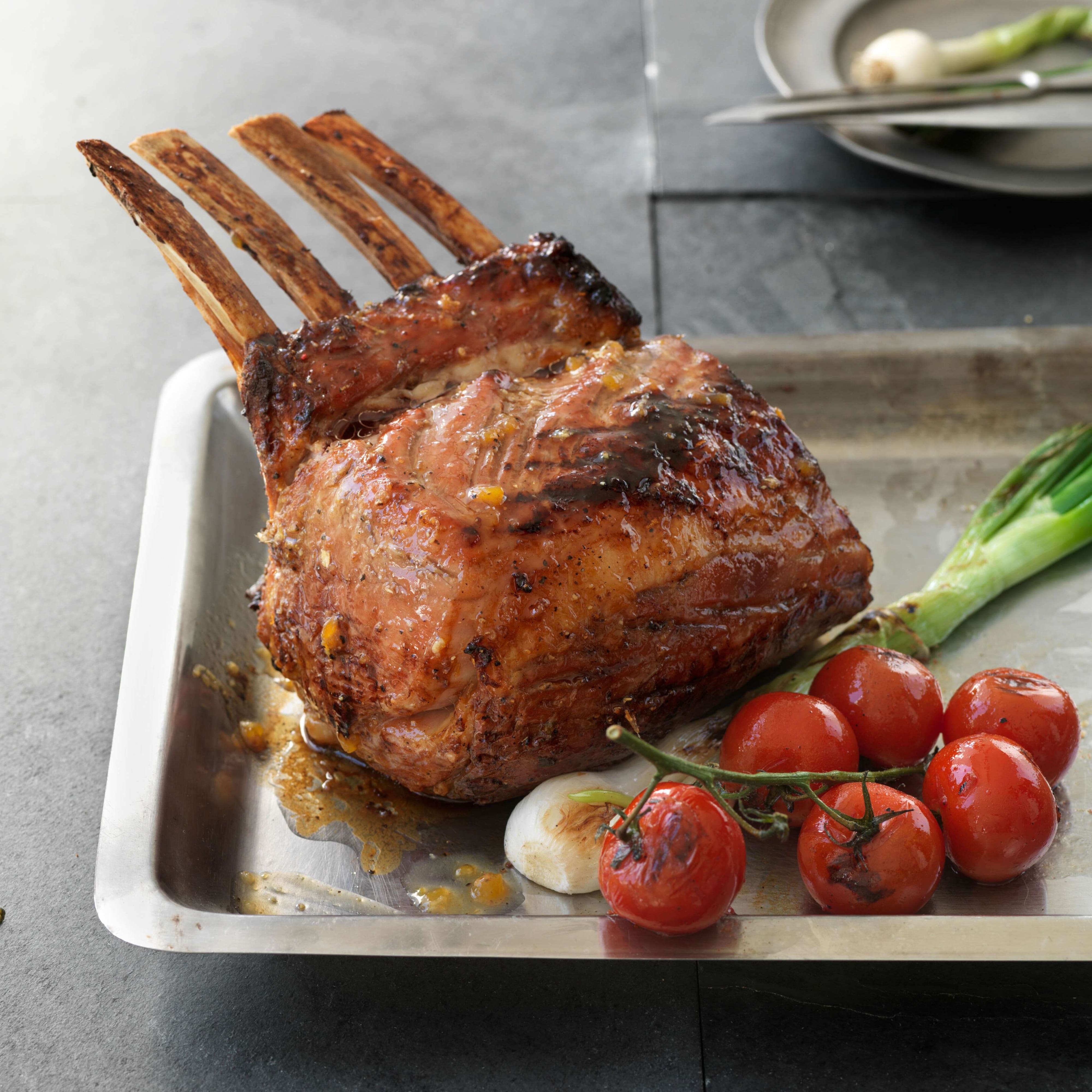 Knusprig grillierte Kalbsbrust | Rezept