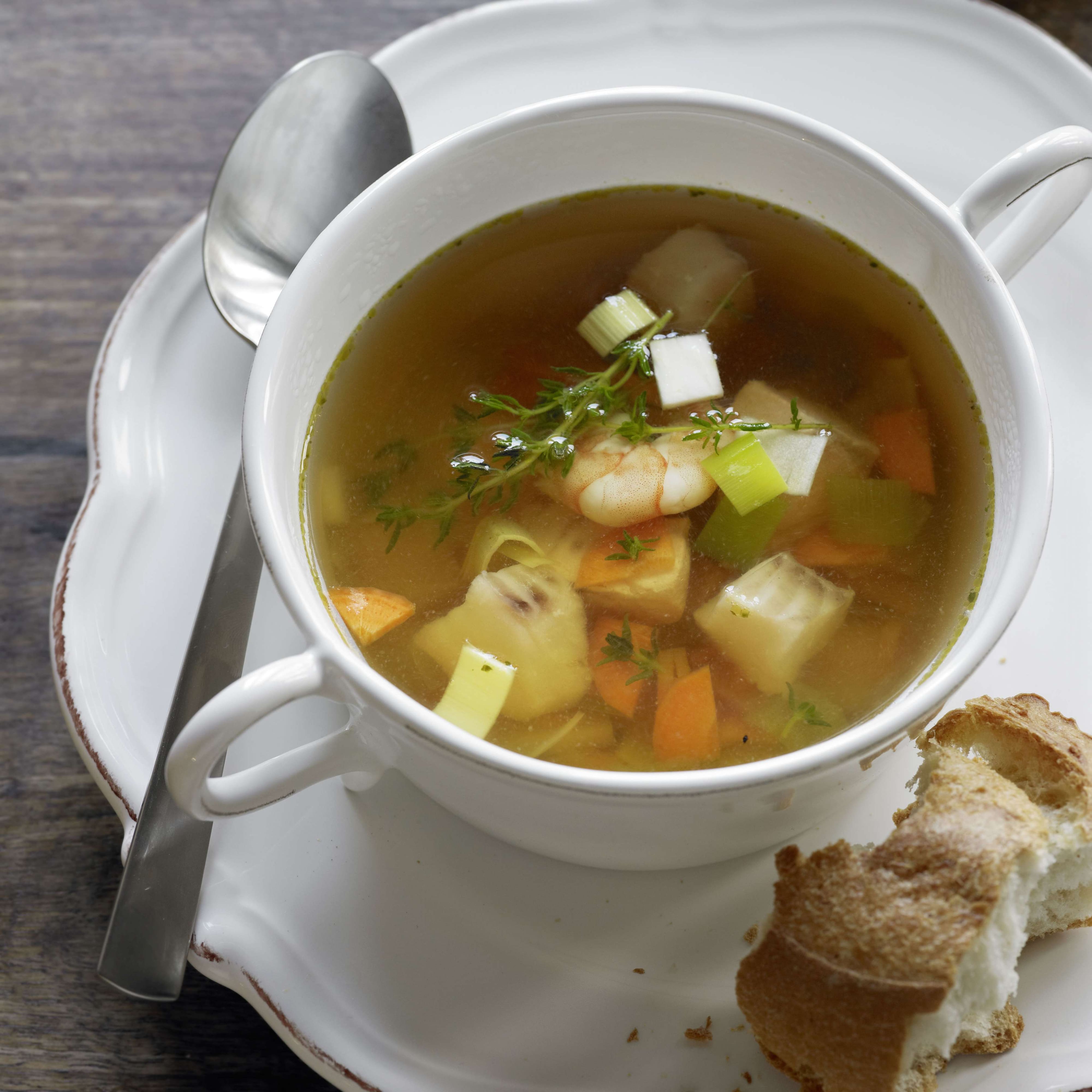 Fischsuppe mit Safran | Rezept