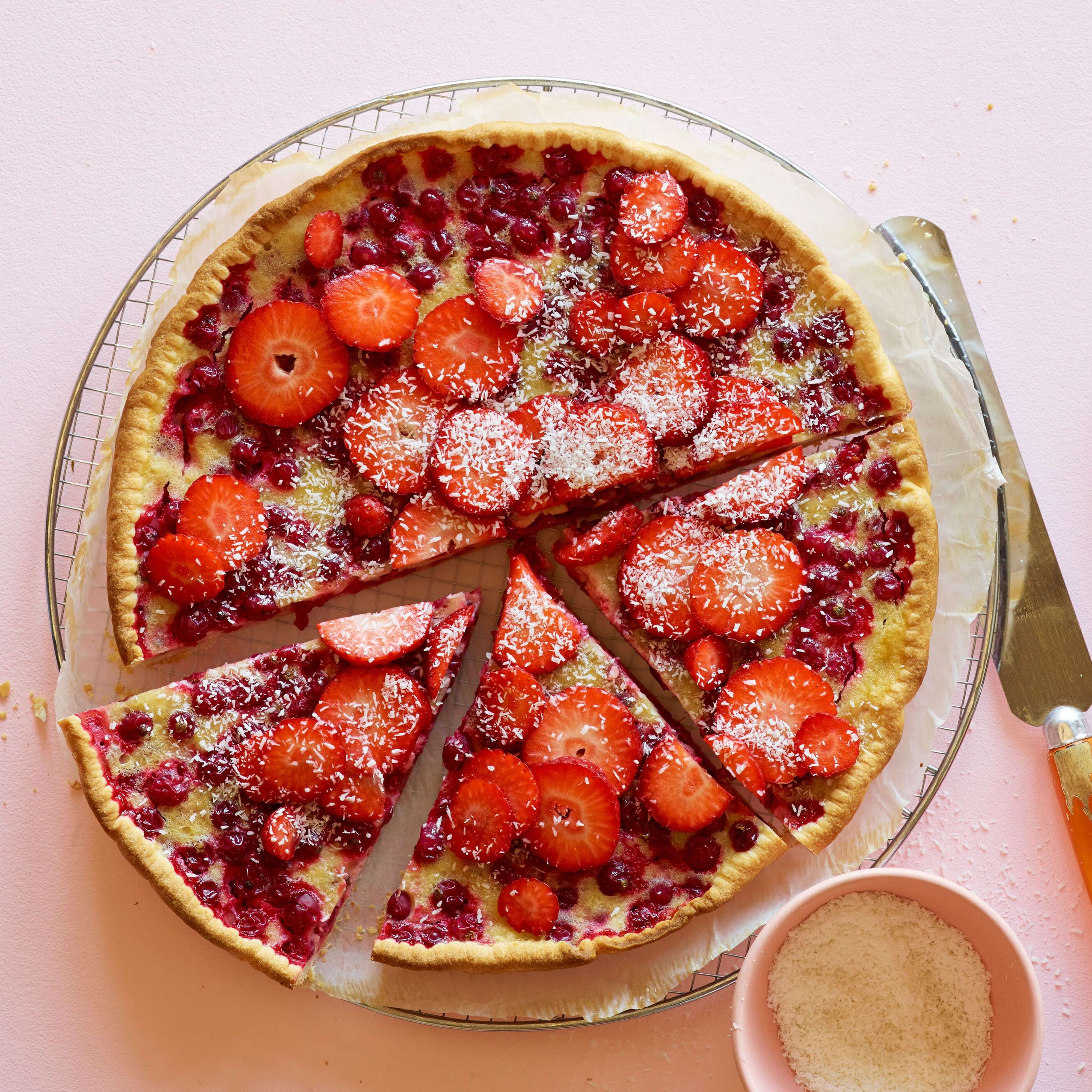 Tarte aux groseilles rouges | Recette