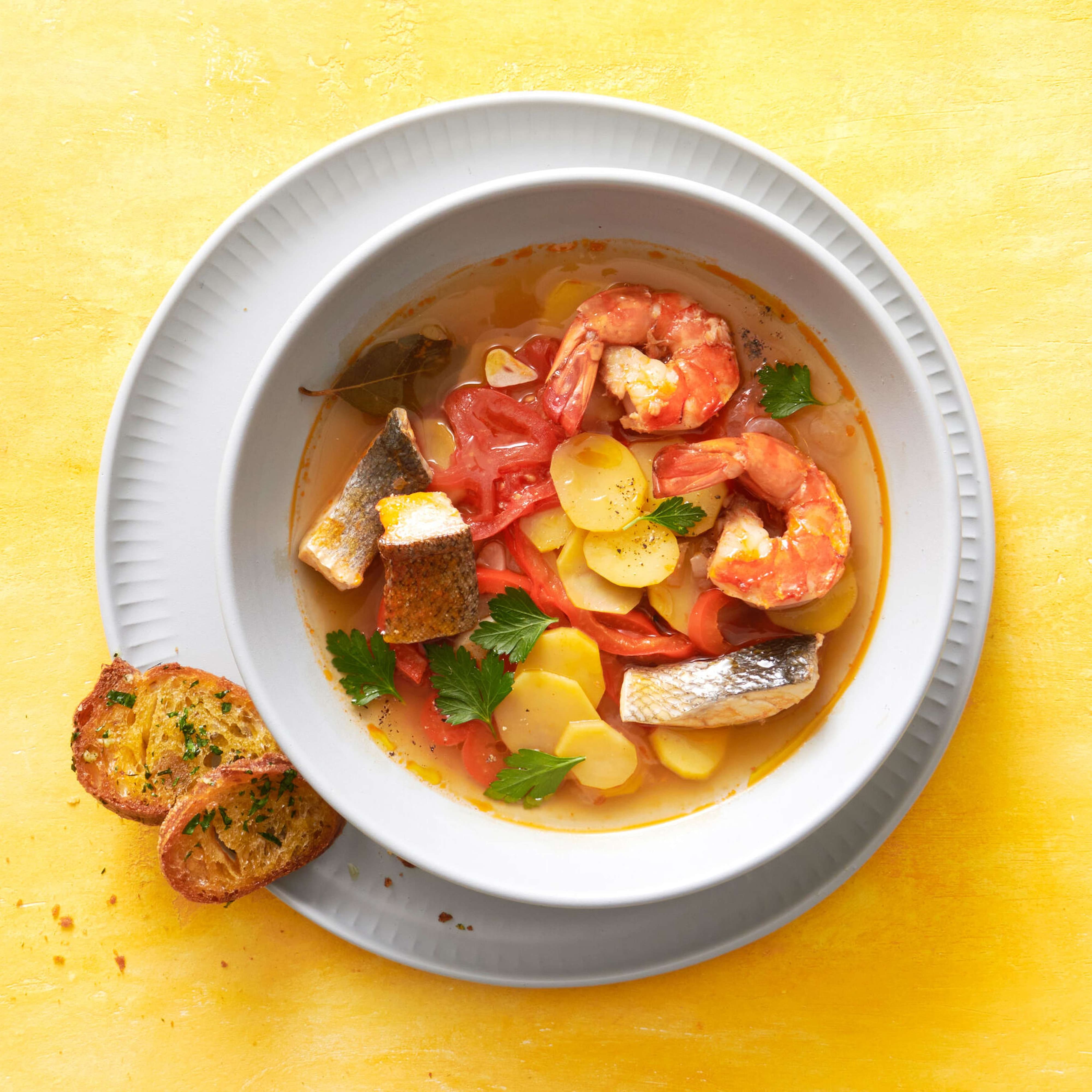 Crevetten mit Kurkuma-Kokos-Reis | Rezept