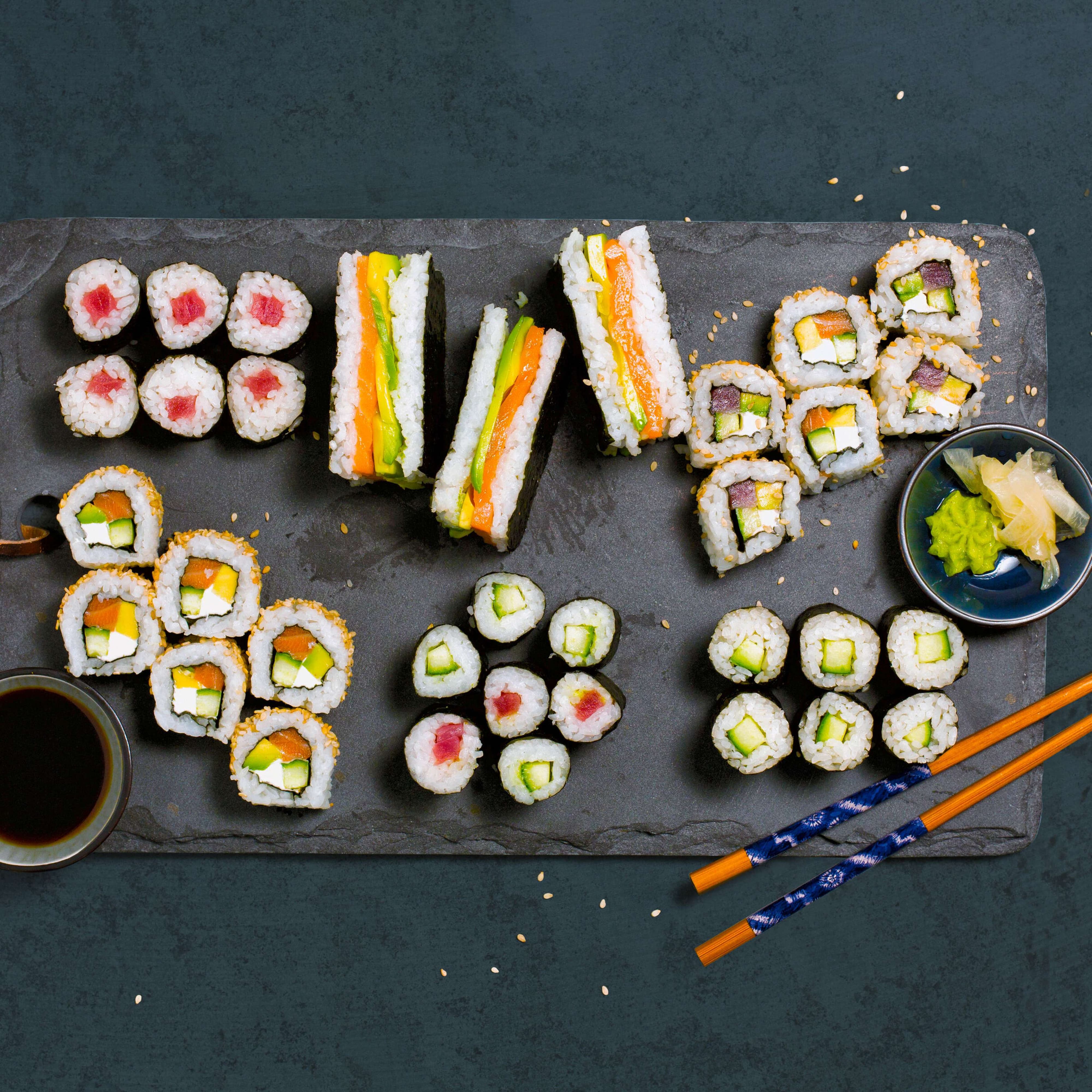 Crispy rice avec topping façon sushi | Recette