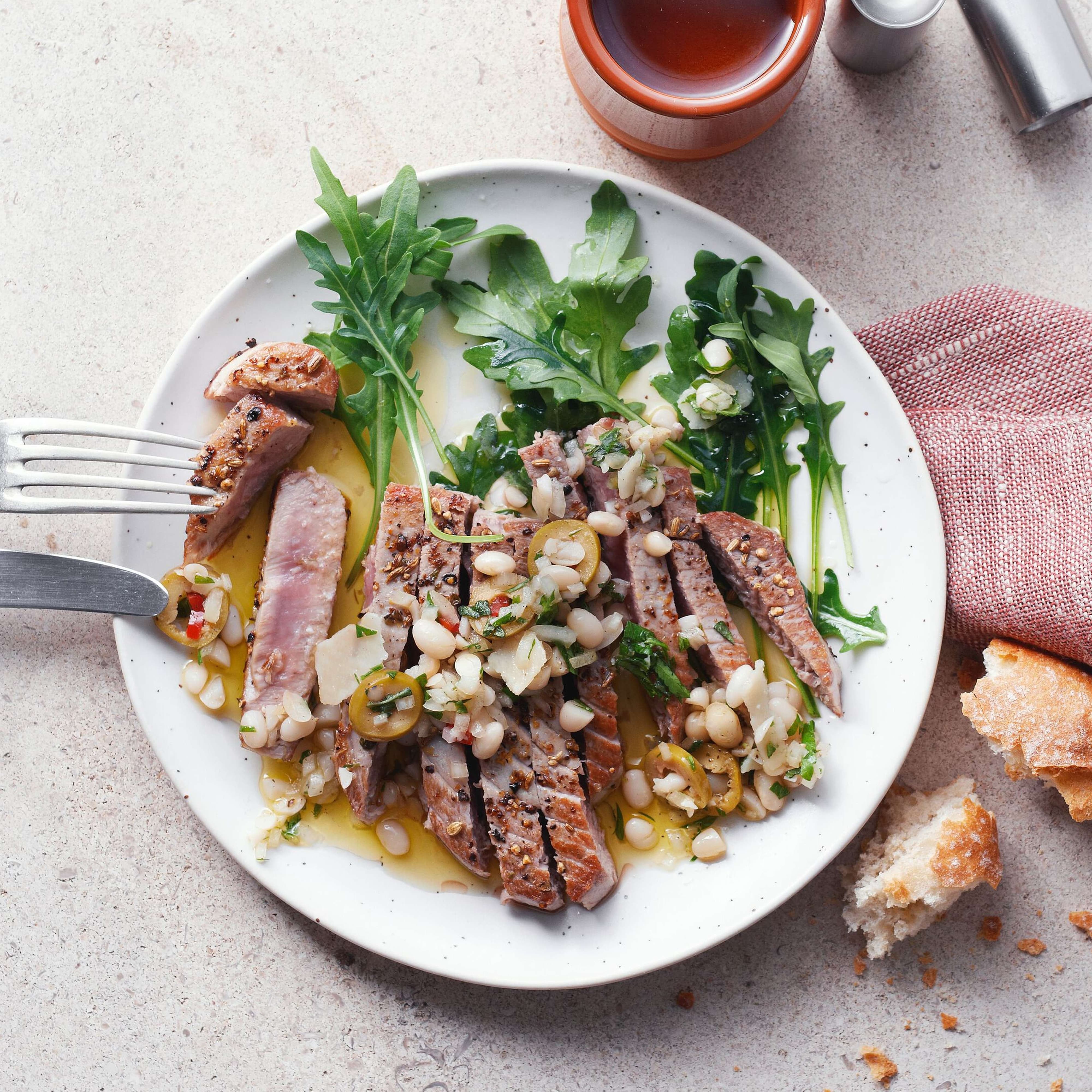 Filetto di tonno al pepe e all'arancia | Ricetta