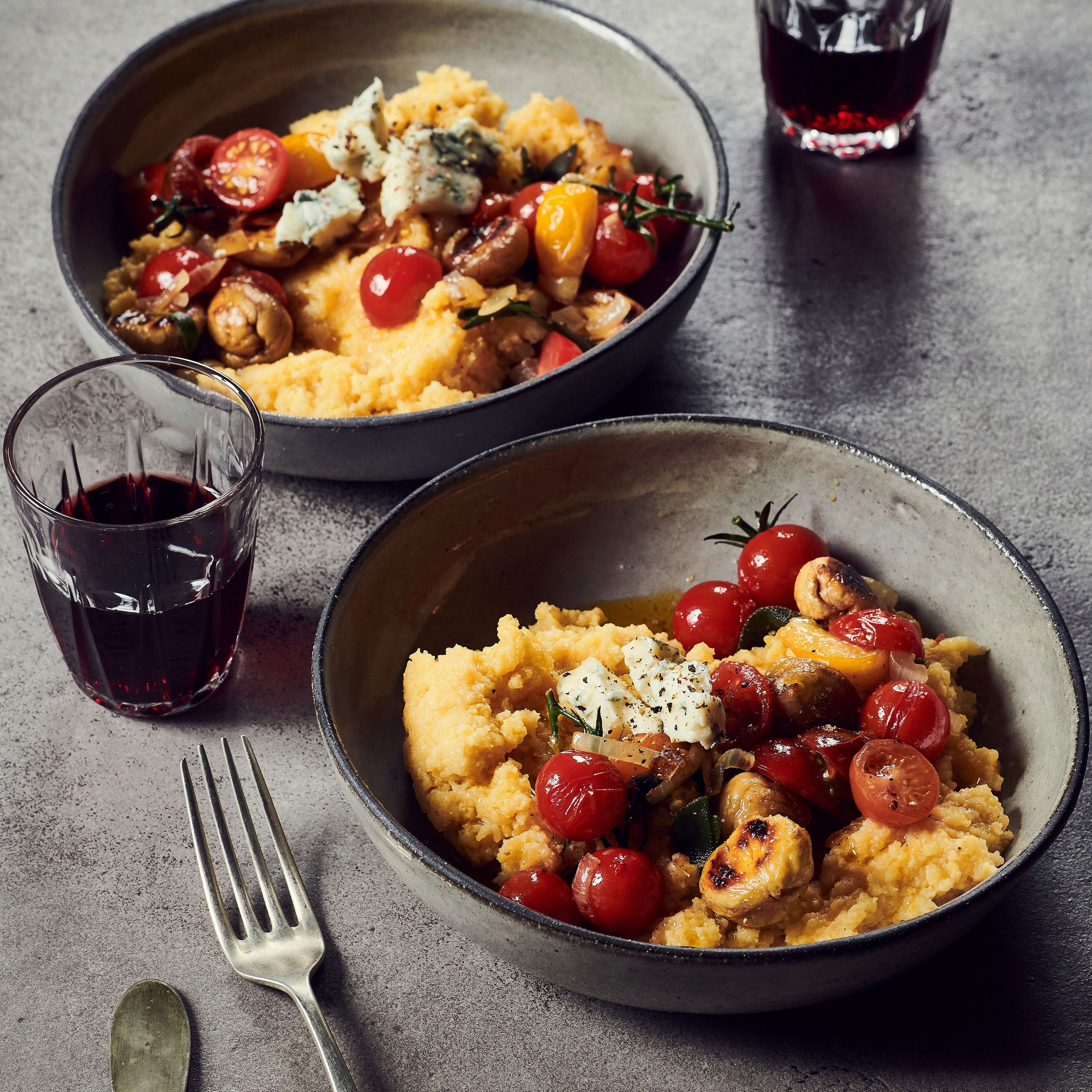 Polenta avec flower sprouts | Recette