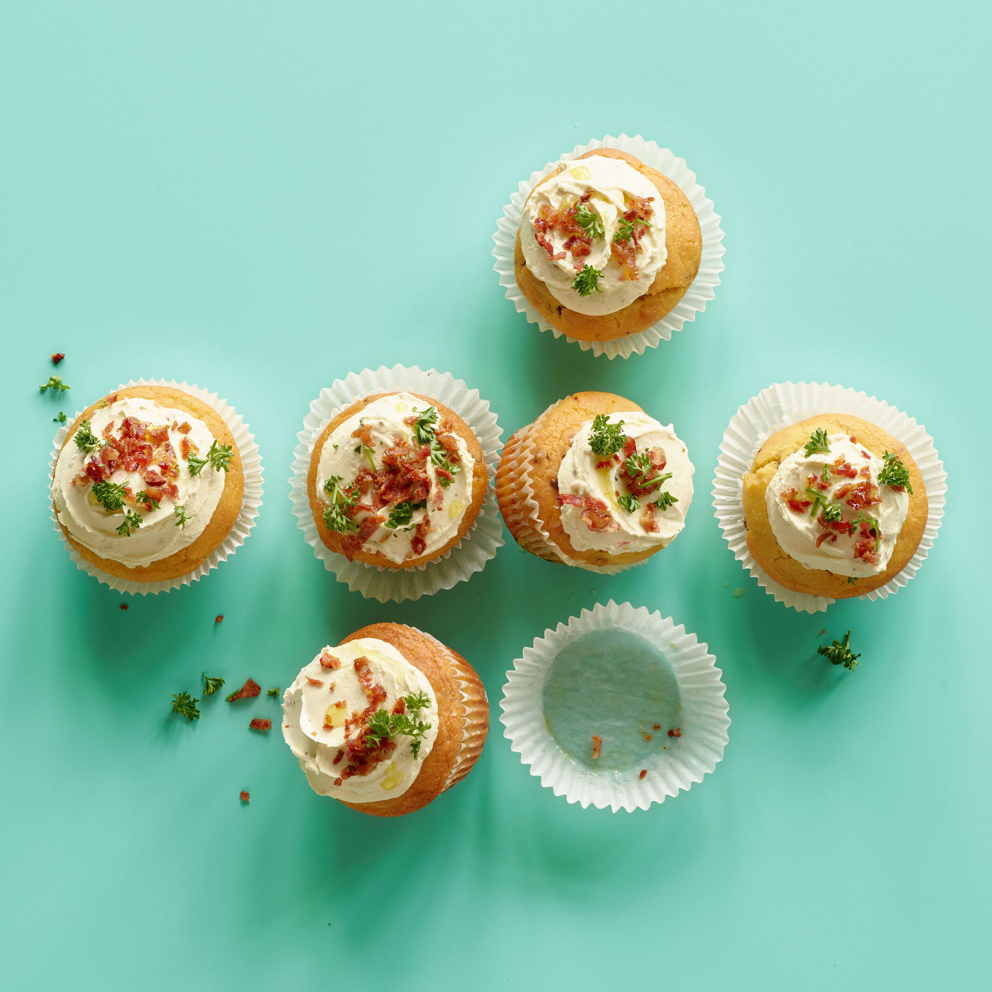 Käse-Zwiebel-Muffins | Rezept