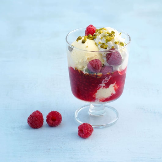 Bier-Glace mit Himbeeren | Migusto