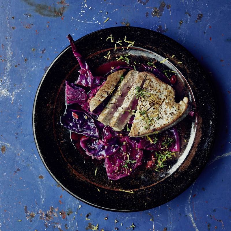 Thon avec purée de patates douces | Recette