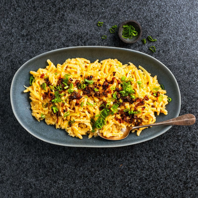 Veganes Gehacktes mit Hörnli | Rezept