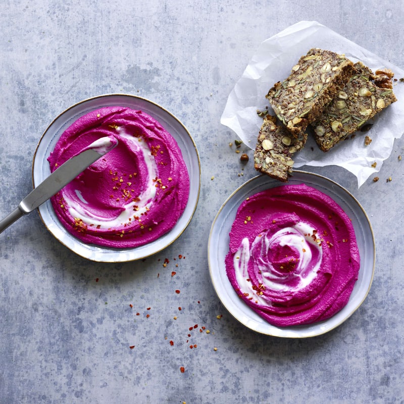 Houmous à la betterave rouge | Recette