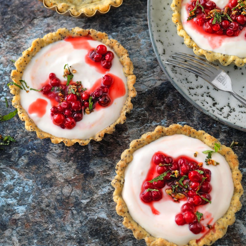 Tarte aux groseilles rouges et au mascarpone | Migusto