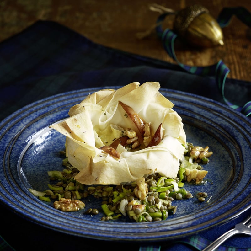 Lentilles avec radis colorés rôtis | Migusto