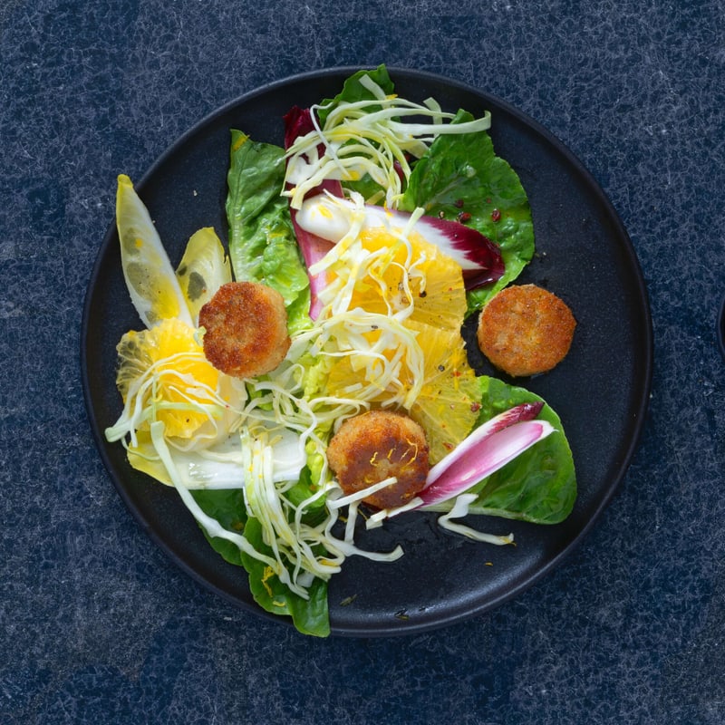 Salade de betteraves rouges et d'oranges avec stilton | Recette